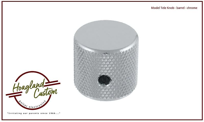 Allparts Chrome Barrel Tele Knobs - Fits CTS Pots - sold each | Reverb