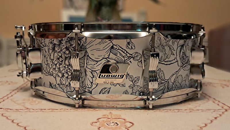 Ludwig 14×5 COS 10-Lug 2010s - Custom wrap | Reverb