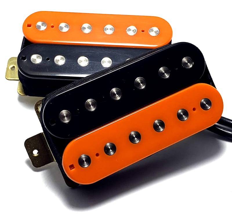Dragonfire Zebra Screamers Set ~ Orange Black Zebra Style #2 | Reverb
