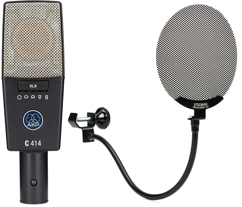 AKG C414 XLS Large-diaphragm Condenser Microphone Bundle with | Reverb