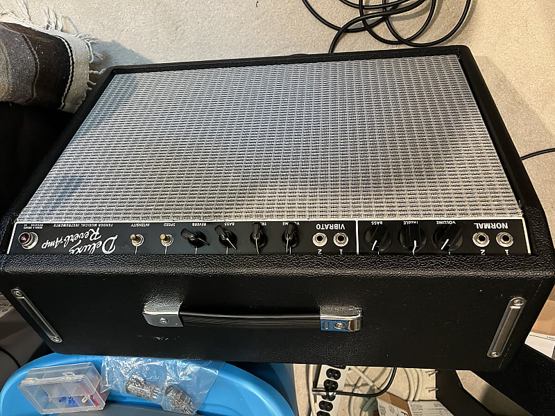 Fender Deluxe Reverb vintage tube amp reissue unloaded | Reverb