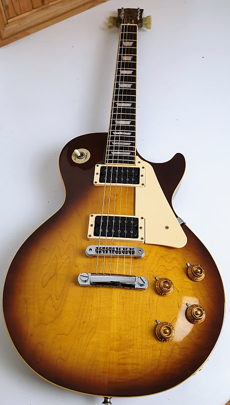 Aria Pro II LS 700 1980 - Brown Sunburst - Dimarzio PU's | Reverb