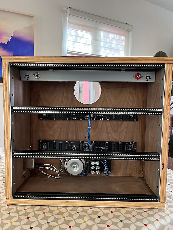 Custom Built Eurorack 9U 84hp wooden case (252hp) + L1 linear | Reverb