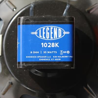 Eminence Legend 1028k alnico speaker 10" 8 ohm | Reverb