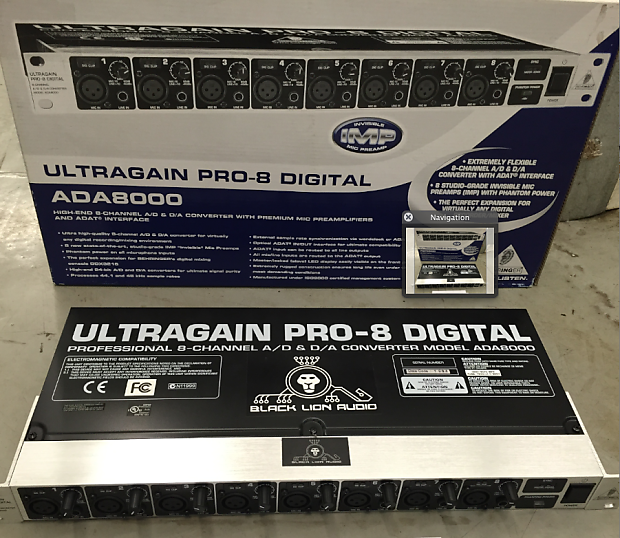 Behringer ADA8000 Black Lion Audio Mod | Reverb