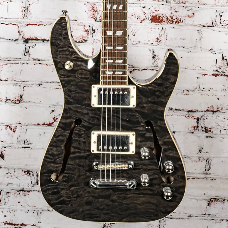 Schecter - Diamond Series C-1E/A - Semi-Hollow Electric | Reverb