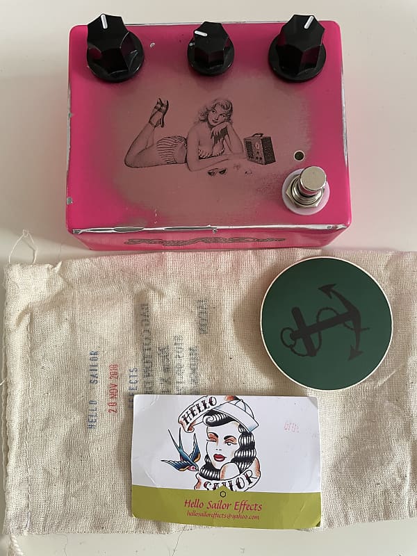 Hello Sailor Effects Kossof Drive Pink | Reverb