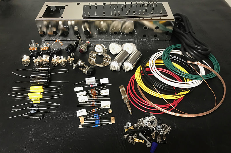 FranklynAmps 5E3 Tweed Deluxe amp chassis kit (no tubes, | Reverb