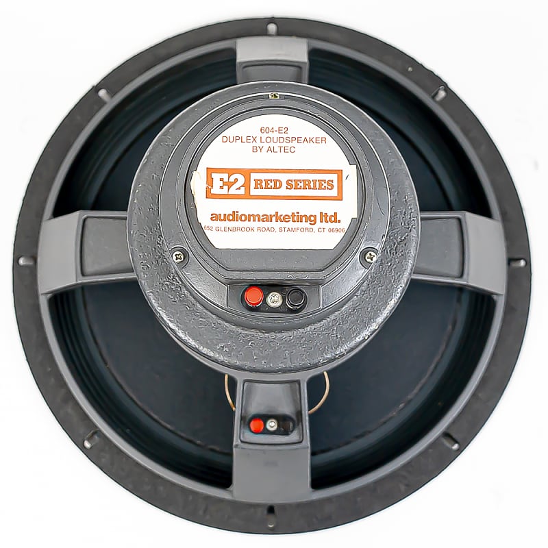 Altec 604-E2 "Big Red Monitor" Co-Axial Speaker – Excellent | Reverb