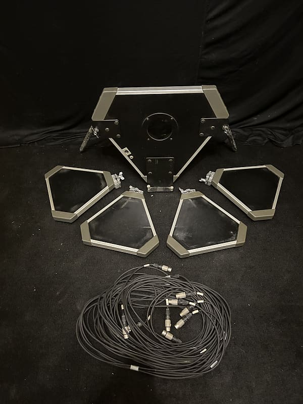 Roland Lot of 5 Retro Vintage PD-20 Pads PD10 Pad and XLR | Reverb