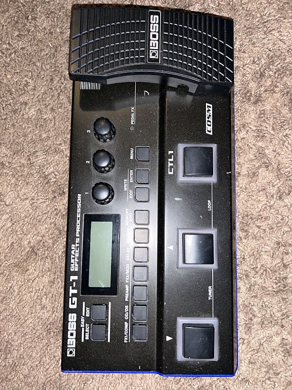 Boss GT-1 Guitar Effects Processor 2016 - Present - Black | Reverb