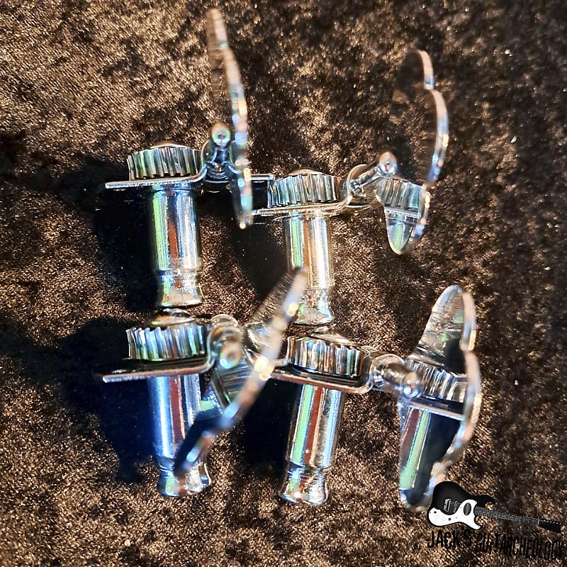 Economy 4-in-line Clover Tuners (Chrome) | Reverb