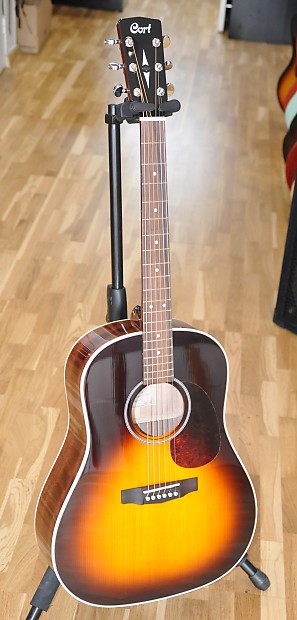 Cort Earth300SSF Tobacco E300 Dreadnought Slope Shoulder | Reverb