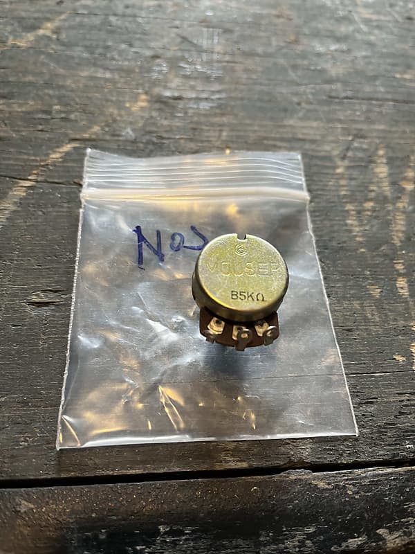 Mouser 5K pot NOS 80's 90's | Reverb