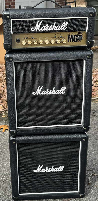 2011 Marshall MG15HFX Microstack Guitar Amp Mini Stack | Reverb