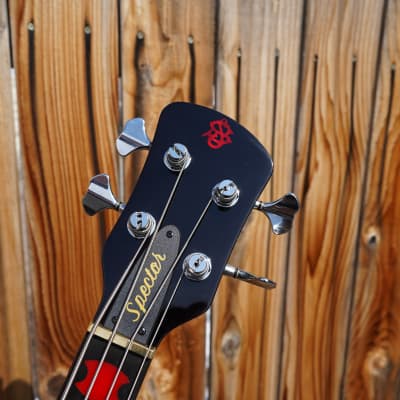 Spector Euro4 Rachel Bolan - Black Metallic Flake 4-String | Reverb