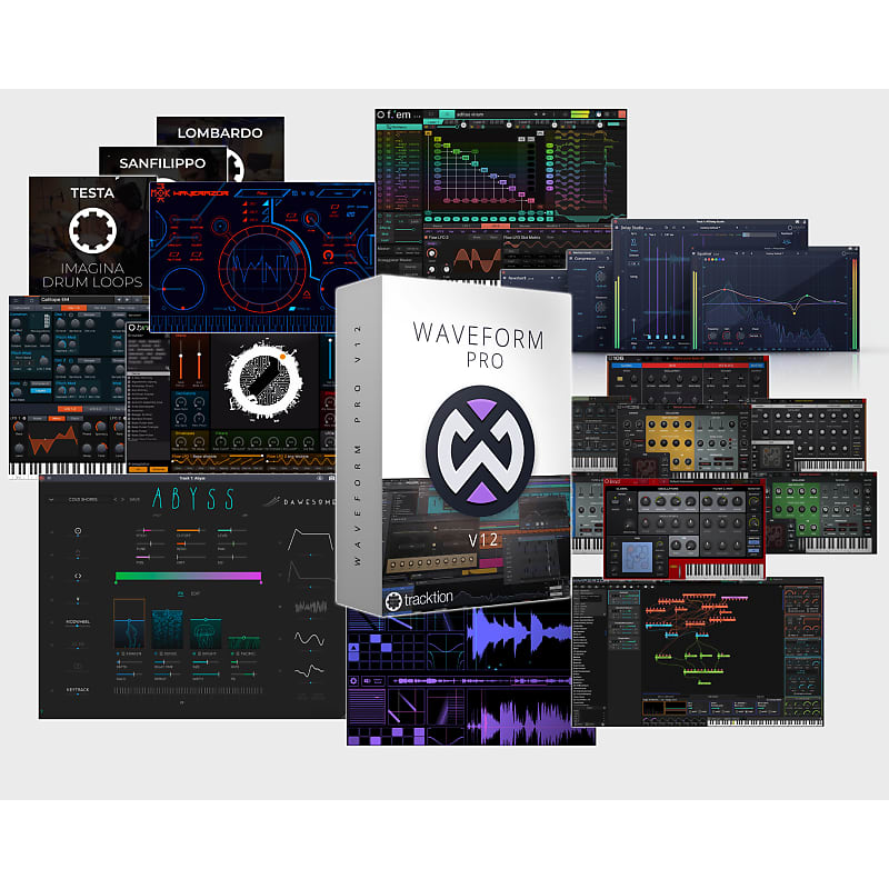 Tracktion Waveform Pro 12 - DAW Music Production Software | Reverb