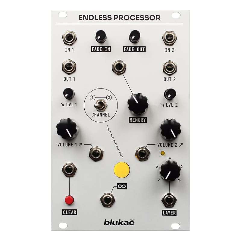 Blukac Endless Processor Eurorack Module (Silver) | Reverb