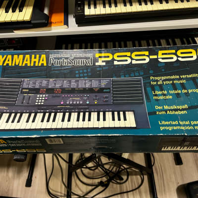 Yamaha PSS-595 vintage 90's keyboard 1990 black | Reverb