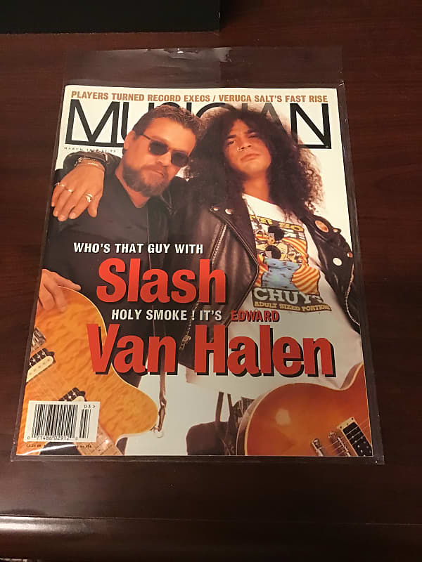 MUSICIAN MAGAZINE, MARCH 1995 ED VAN HALEN & SLASH | Reverb