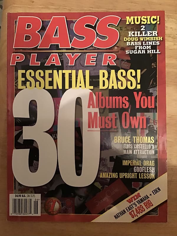 Bass Player Magazine Back Issue June 1997: 30 Essential Bass | Reverb