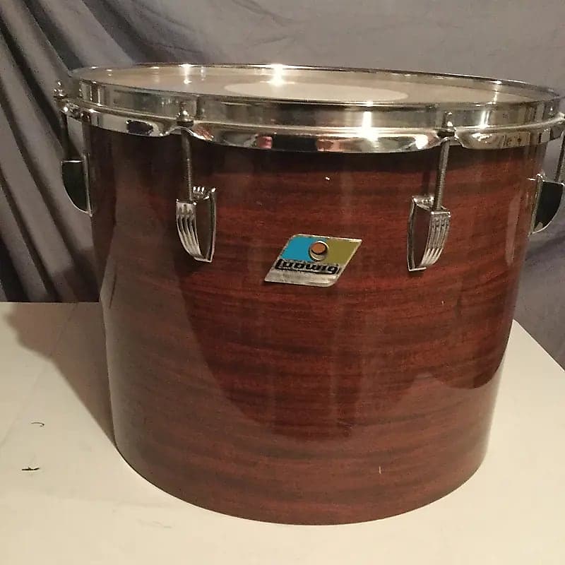 Ludwig Classic 6 ply maple 12x15” Concert Tom Mahogany Cortex | Reverb