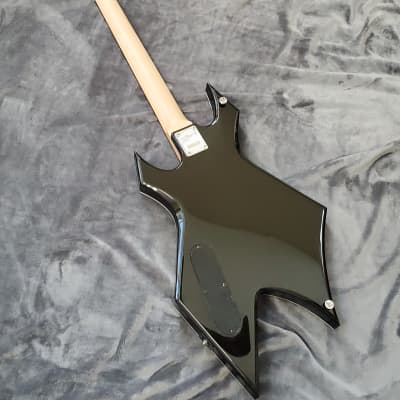 B.C. Rich Revenge Warlock 4 String Electric Bass - Black | Reverb