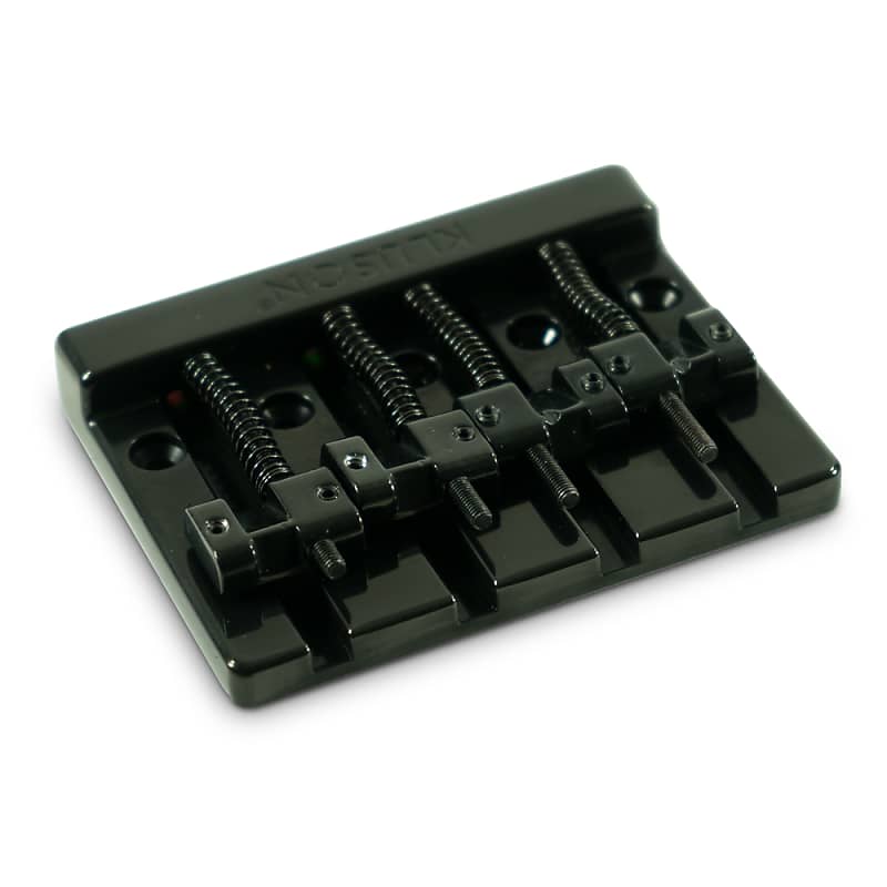 Kluson High Mass 4 String Bass Bridge Zinc Black KHMB4 B | Reverb