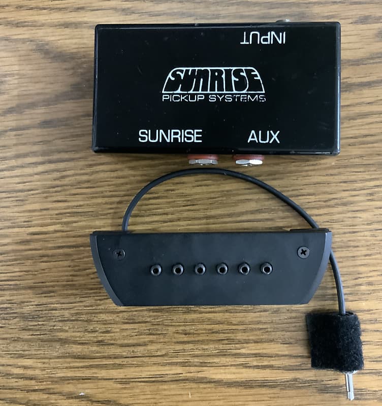 Sunrise Acoustic Soundhole Pickup and SB1 Preamp Buffer | Reverb