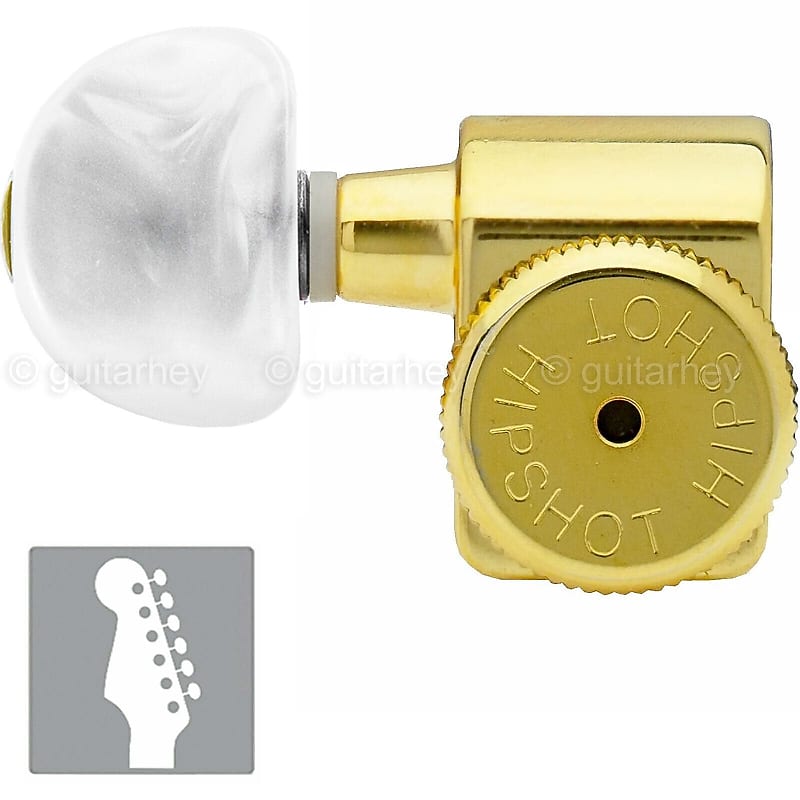 NEW Hipshot STAGGERED Moon PEARL Kit Fender® Directrofit™ | Reverb