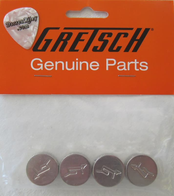 Gretsch Nickel G Knobs set of 4 9221024000 | Reverb