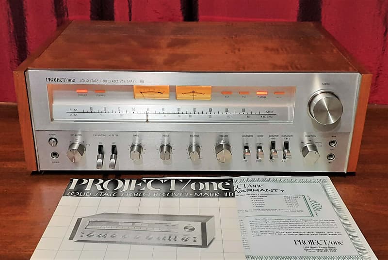 Project One Mark IIB Stereo Receiver 1979 Silver | Reverb