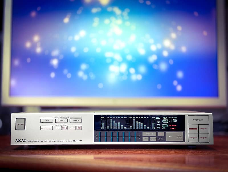 Akai Ea A7 Vintage Stereo Digital Graphic Equalizer Reverb
