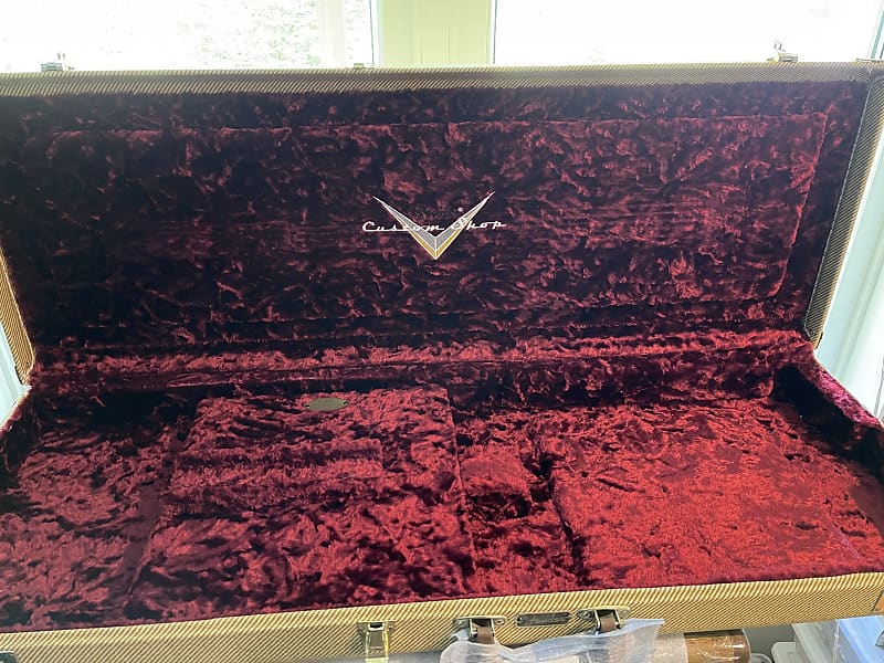 Fender Custom Shop Strat/Tele Case 2022 - Tweed | Reverb