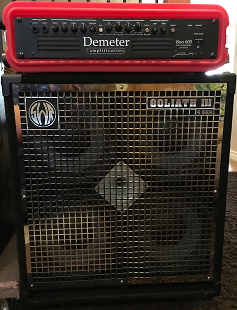 SWR Goliath III (4 ohm) 4x10 Bass Cabinet with factory slip | Reverb