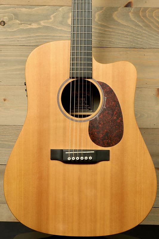 Used Martin DCX1e with Gig Bag - Dreadnought Cutaway, Solid | Reverb