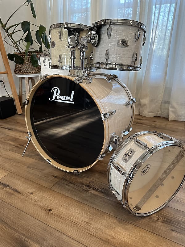 Pearl EXR Drum Set- White Marine Pearl | Reverb