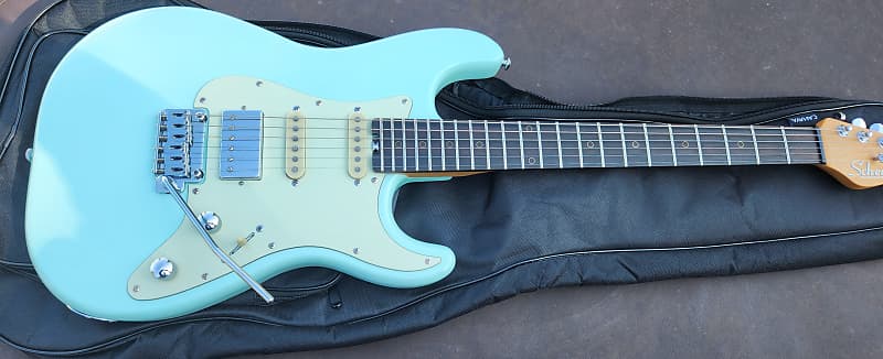 Schecter Nick Johnston Traditional HSS Electric Guitar blue | Reverb
