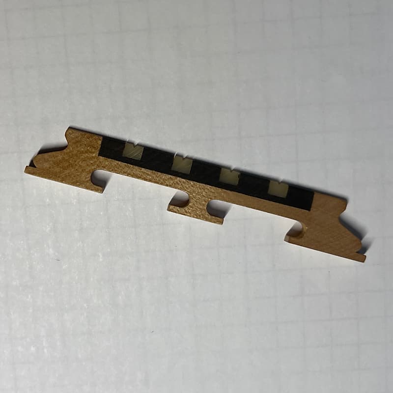 4-String Acousticraft Banjo Bridge - 1/2" High | Reverb