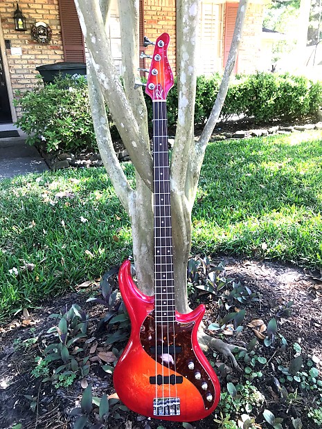 2000 Pedulla RBJ2-4 Rapture Bass Cherry Sunburst with OHSC | Reverb