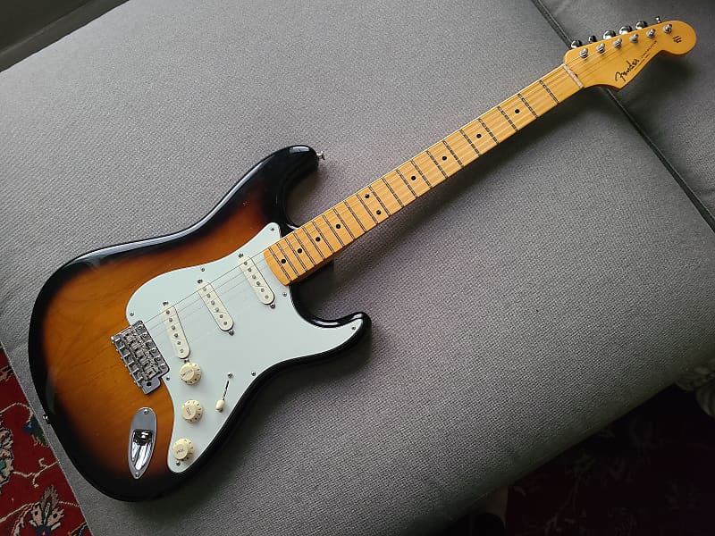 Fender EJ Strat, Fishman Fluence, OHSC | Reverb