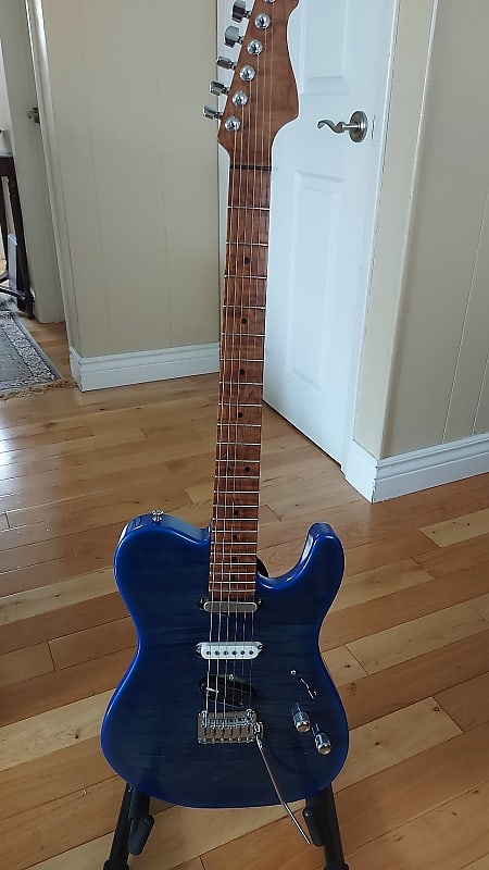 Warmoth Telecaster/Stratocaster Hybrid 2019 Blue | Reverb