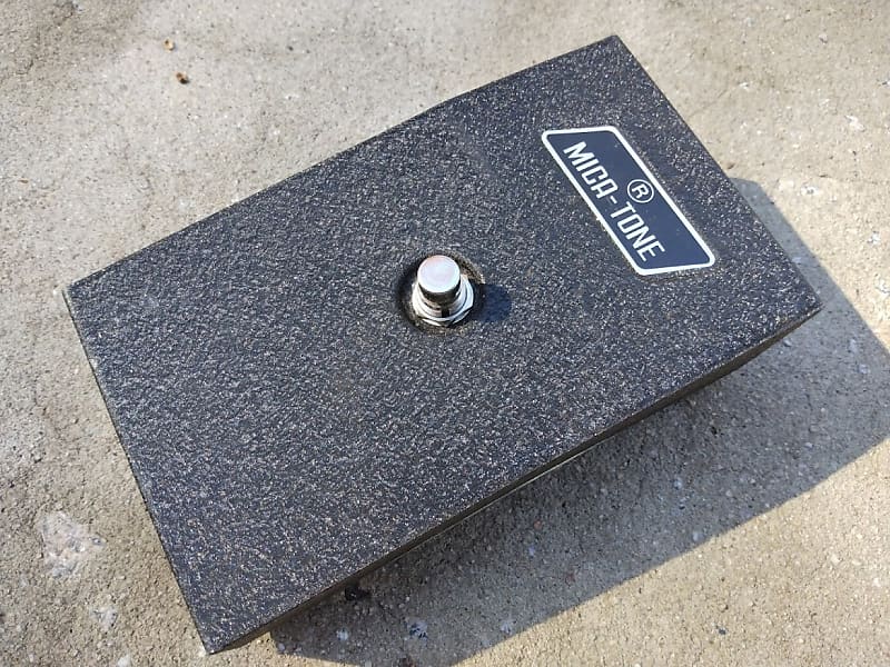 Vintage 1960's Mica-Tone Fuzz Effects Pedal - SUPER RARE - | Reverb