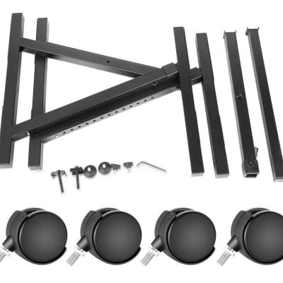 Heavy Duty Z-Style Keyboard Piano Stand with Swivel Casters | Reverb