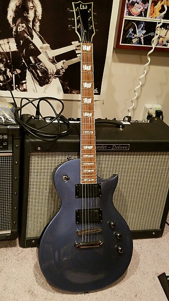 LTD Eclipse EC330 Gunmetal Blue | Reverb