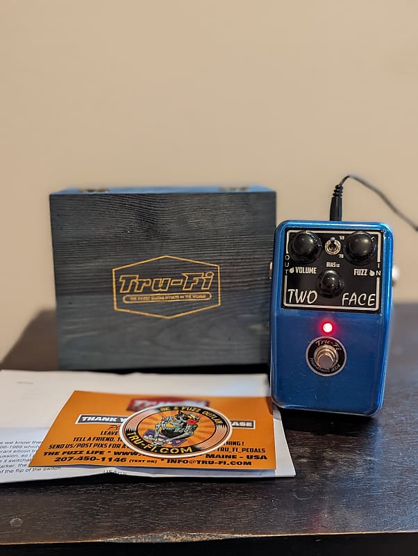 Tru-Fi Two Faced Fuzz 2023 - Blue | Reverb