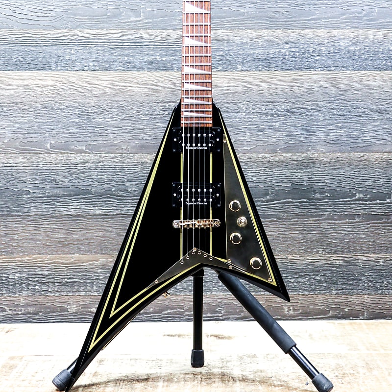 Jackson Pro Series RR5 Randy Rhoads Black with Gold | Reverb UK