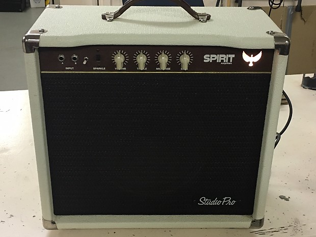 Spirit amplifier company Studio Pro guitar Harp amp 6v6 White | Reverb