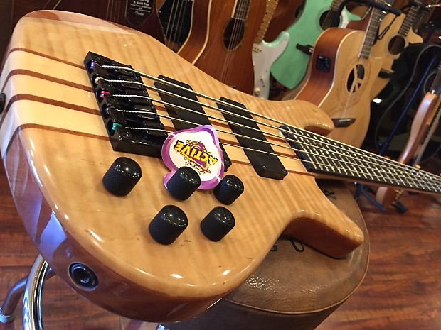 Wolf 5 String Bass Solid Maple Top | Reverb