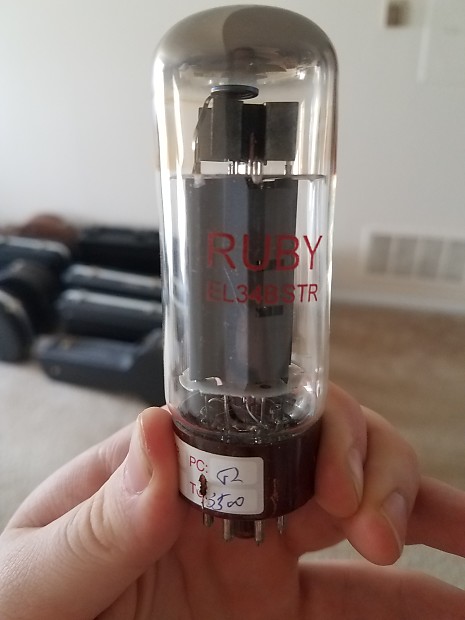 4 Ruby Tubes EL-34 power tubes | Reverb